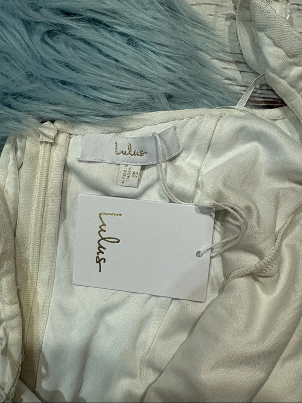 Lulus | Dresses | Nwt Lulus Extraordinary Glamour White 3d Floral ...